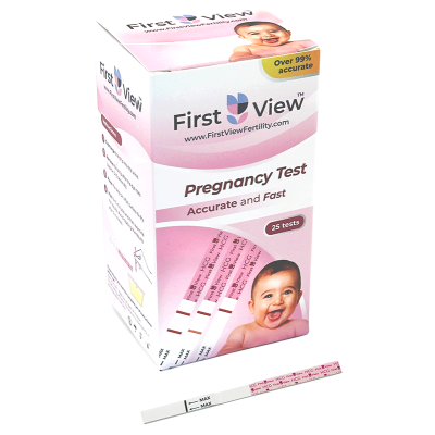 Buy FirstView - 25 Pregnancy Test Strips Online | Faithful to Nature