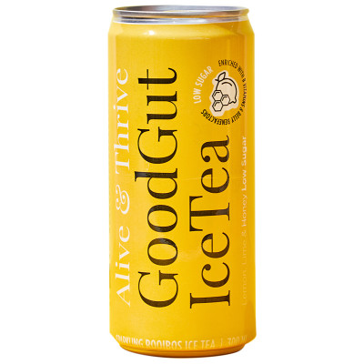 Buy Good Gut Ice Tea Lemon, Lime & Honey Low Sugar Can Online ...