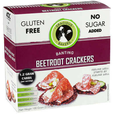 Buy Gracious Bakers Beetroot Crackers Online | Faithful to Nature