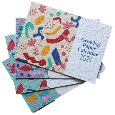 Buy Growing Paper Stand Calendar Online | Faithful to Nature