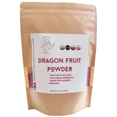 Buy Health Revel 100% Organic Dragon Fruit Powder (Red Pitaya) Online ...