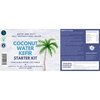 Buy Kefir Foods Coconut Water Kefir Starter Kit Online | Faithful to Nature
