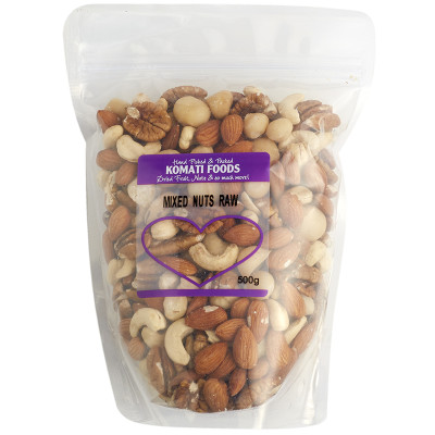 Buy Komati Raw Mixed Nuts Online | Faithful to Nature
