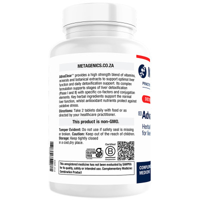 Buy Metagenics AdvaClear - Daily Detoxification Support Online ...