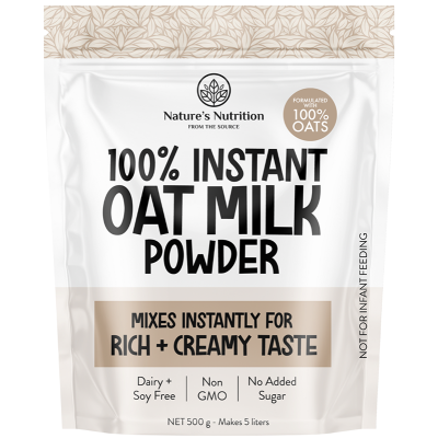 Buy Nature's Nutrition 100% Instant Oat Milk Powder Online | Faithful ...