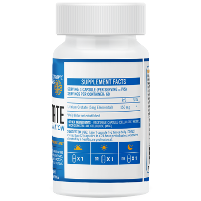 Buy NeuroActive Lithium Orotate Online | Faithful to Nature