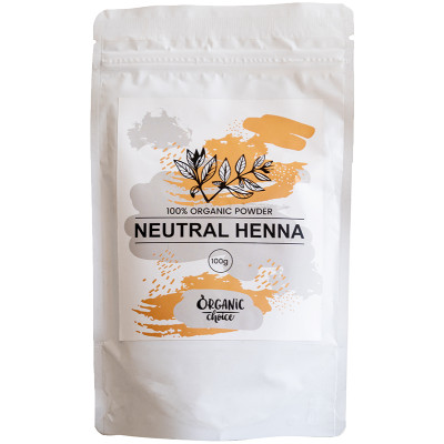 Buy Organic Choice Neutral Henna Powder Online | Faithful to Nature