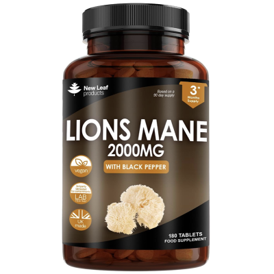 Buy New Leaf Lions Mane Tablets Online | Faithful to Nature