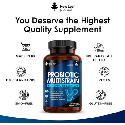 Buy New Leaf Probiotic Multi Strain tablets Online | Faithful to Nature