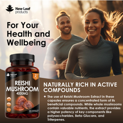 Buy New Leaf Reishi Capsules Online | Faithful to Nature