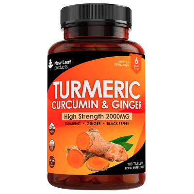Buy New Leaf Turmeric Curcumin & Ginger 6 Month Supply Online ...