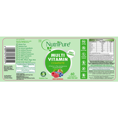 Buy Nutripure Adults Multivitamin Gummies Online | Faithful to Nature