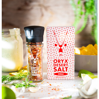 Buy Oryx Chilli Salt Grinder Refill Online | Faithful to Nature