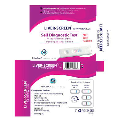 Buy Pharma SA Liver-Screen Self Diagnostic Test Online | Faithful to Nature