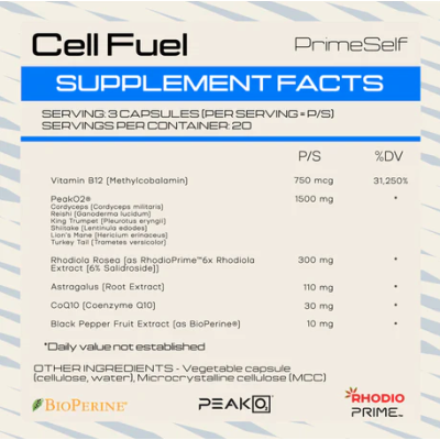 Buy PrimeSelf Cell-Fuel - Performance, Power, Endurance Online ...