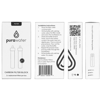 Buy Pura Water - Carbon Replacement Filter Online | Faithful to Nature