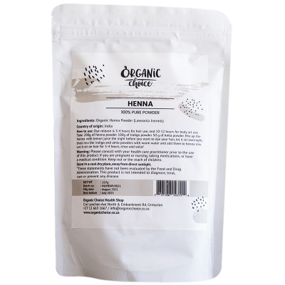 Buy Organic Choice Pure Henna Powder Online | Faithful to Nature