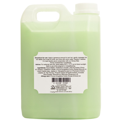 Buy Simply Bee Honey & Rosemary Shampoo 2L Online | Faithful to Nature