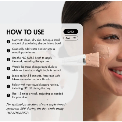 Buy SKOON. OH SHERBET! Exfoliating Mask Online | Faithful to Nature