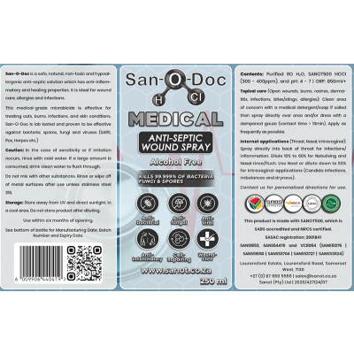Buy San-O-Doc Anti-Septic Wound Disinfectant Online | Faithful to Nature