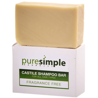 Buy Pure Simple Shampoo Bar Fragrance Free Online | Faithful to Nature