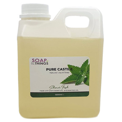 Buy Soap n Things Pure Liquid Castile Soap Shower Fresh - 1L Bulk ...