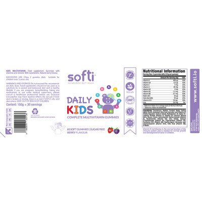 Buy Softi Daily Kids Complete Multivitamin Gummies Online | Faithful to ...