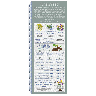 Buy Sow Delicious Slab of Seed - Salad Flowers Online | Faithful to Nature