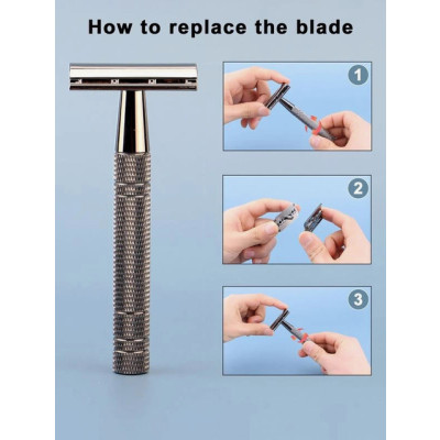 Buy The Great Living Co Premium Double Edge Safety Razor Plus Blades ...