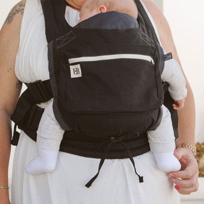 Buy Ubuntu Baba Carrier Stage 1, Black Online | Faithful to Nature
