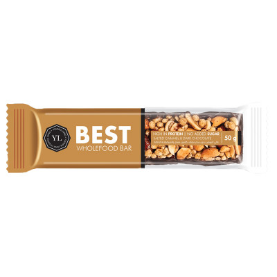 Buy Youthful Living Best Wholefood Bar - Almond, Salted Caramel & Dark ...