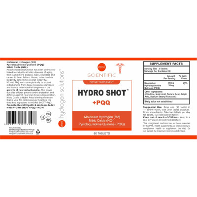 Buy Zenii Hydro Shot + PQQ Tablets Online | Faithful to Nature