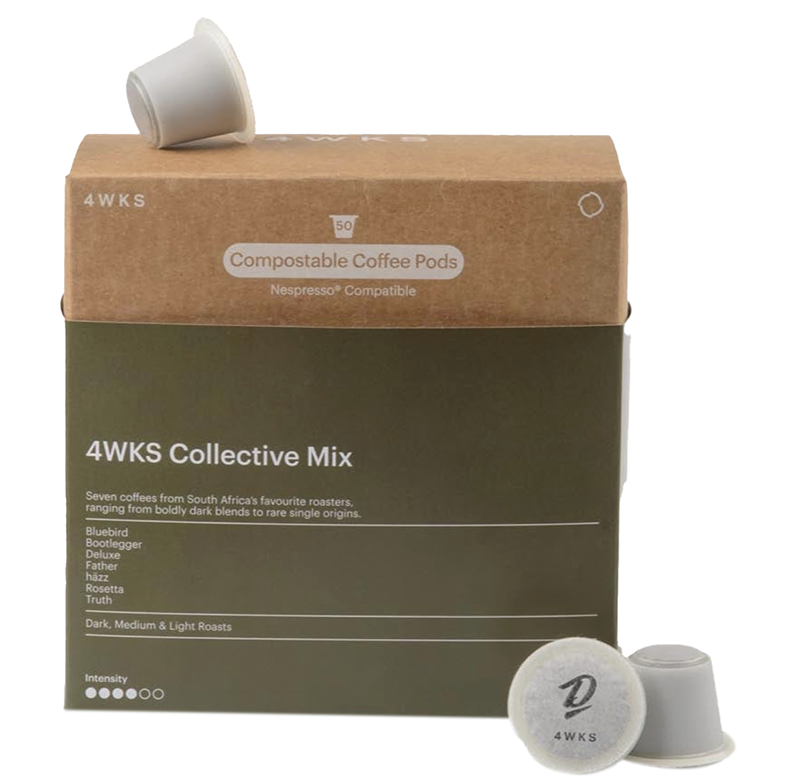 Buy 4WKS Collective Mix Compostable Coffee Pods Online | Faithful to Nature