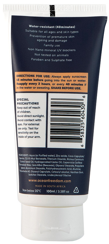 Buy Ocean Freedom Mineral Sunscreen Surf & Sport SPF 50+ Online ...