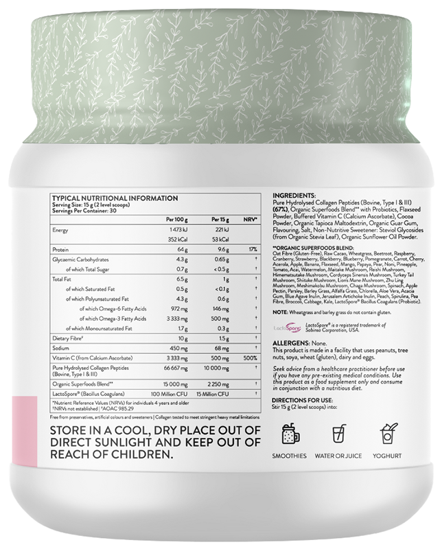 Buy Beauty Gen Raw Cacao 5-In-1 Collagen Supplement- Tub Online ...