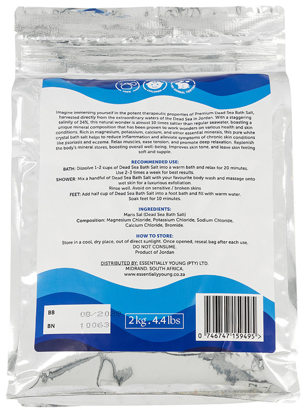 Buy Essentially Young Pure Dead Sea Salt Online | Faithful to Nature