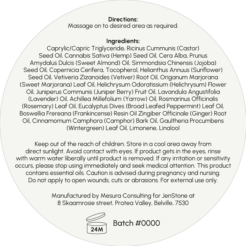 Buy Jenstone Arthro & Joint Re-Leaf Balm Online | Faithful to Nature