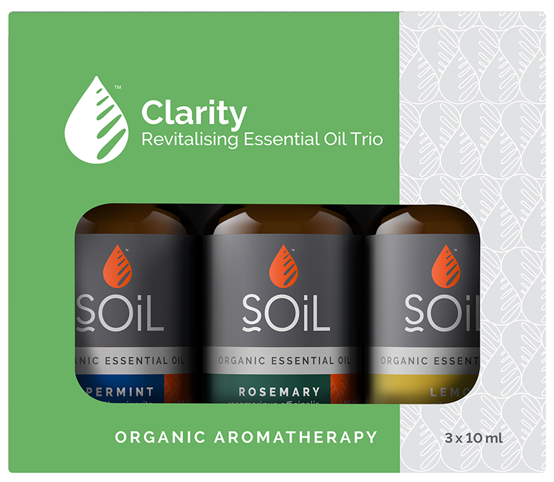 Buy Soil Essential Oil Trio Box - Clarity Online | Faithful to Nature
