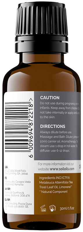 Buy SOiL Tea Tree Essential Oil 30ml Online | Faithful to Nature