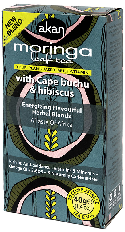 Buy Akan Moringa with Cape Buchu & Hibiscus Tea Online | Faithful to Nature