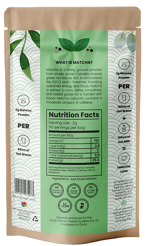 Buy Allulo AAA Grade Organic Matcha Powder Online | Faithful to Nature