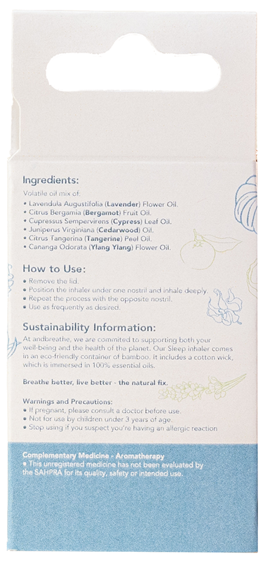 Buy andbreathe Nasal Inhaler - Calm Online | Faithful to Nature