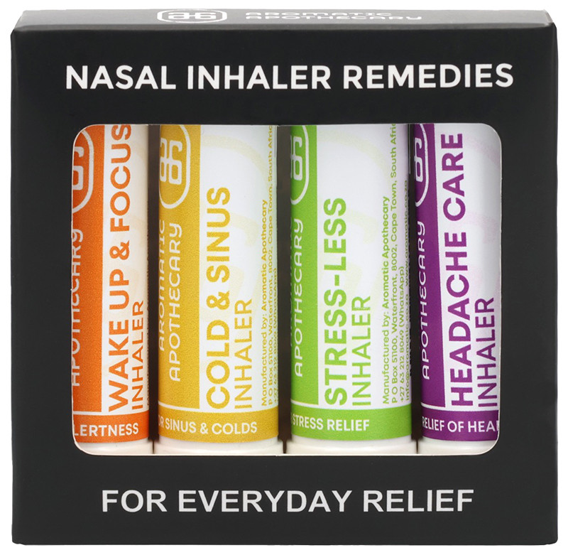 Buy Aromatic Apothecary Set of 4 Inhalers Online | Faithful to Nature