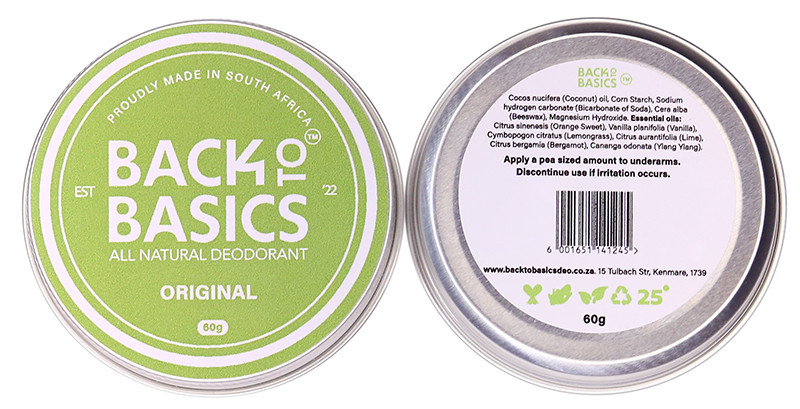 Buy Back to Basics All Natural Deodorant - Original Online | Faithful ...