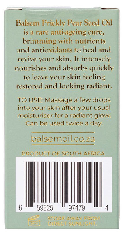 Buy Balsem 100% Pure Prickly Pear Seed Oil Online | Faithful to Nature