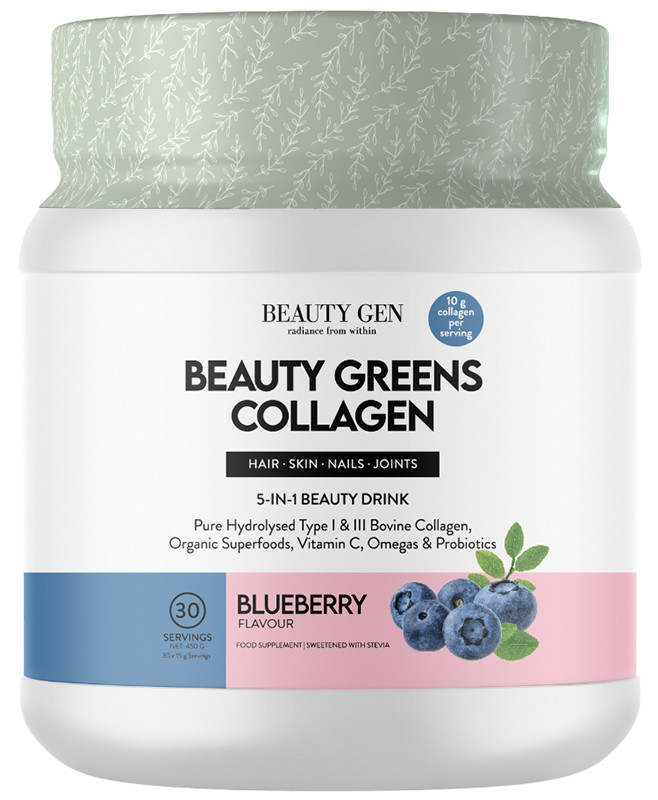 Buy Beauty Gen Blueberry 5-in-1 Collagen Supplement - Tub Online ...