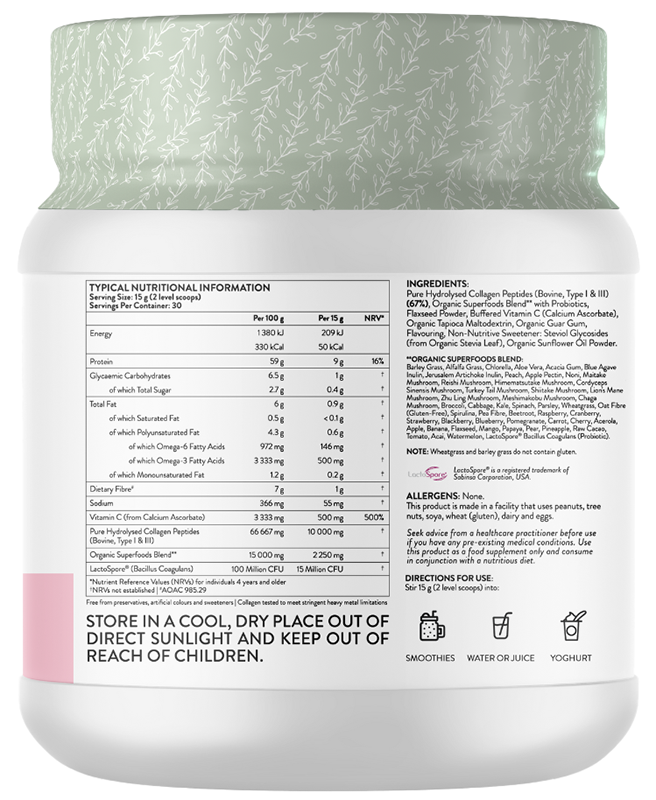 Buy Beauty Gen Blueberry 5-in-1 Collagen Supplement - Tub Online ...