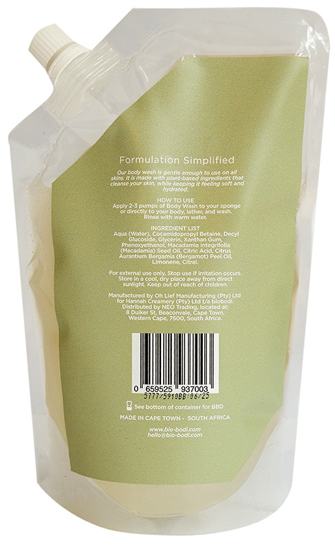 Buy Biobodi Sulphate Free Hydrating Body Wash Refill Online | Faithful ...