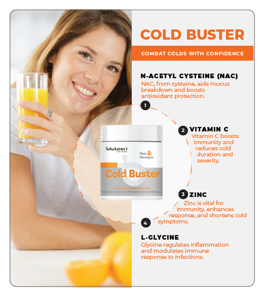 Buy Bioteen Cold Buster Supplement Powder - Orange Online | Faithful to ...