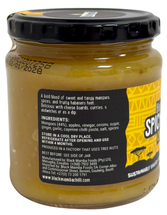 Buy Black Mamba Spicy Mango Chutney Online | Faithful to Nature